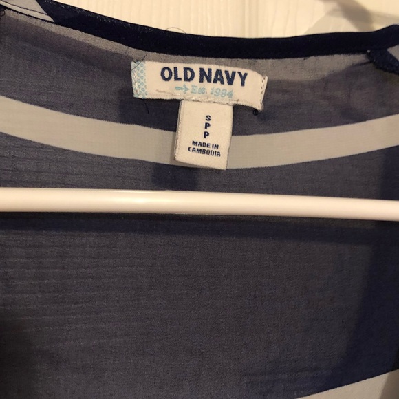 Old Navy | Tops | Womens Sheer Short Sleeve Old Navy Top | Poshmark